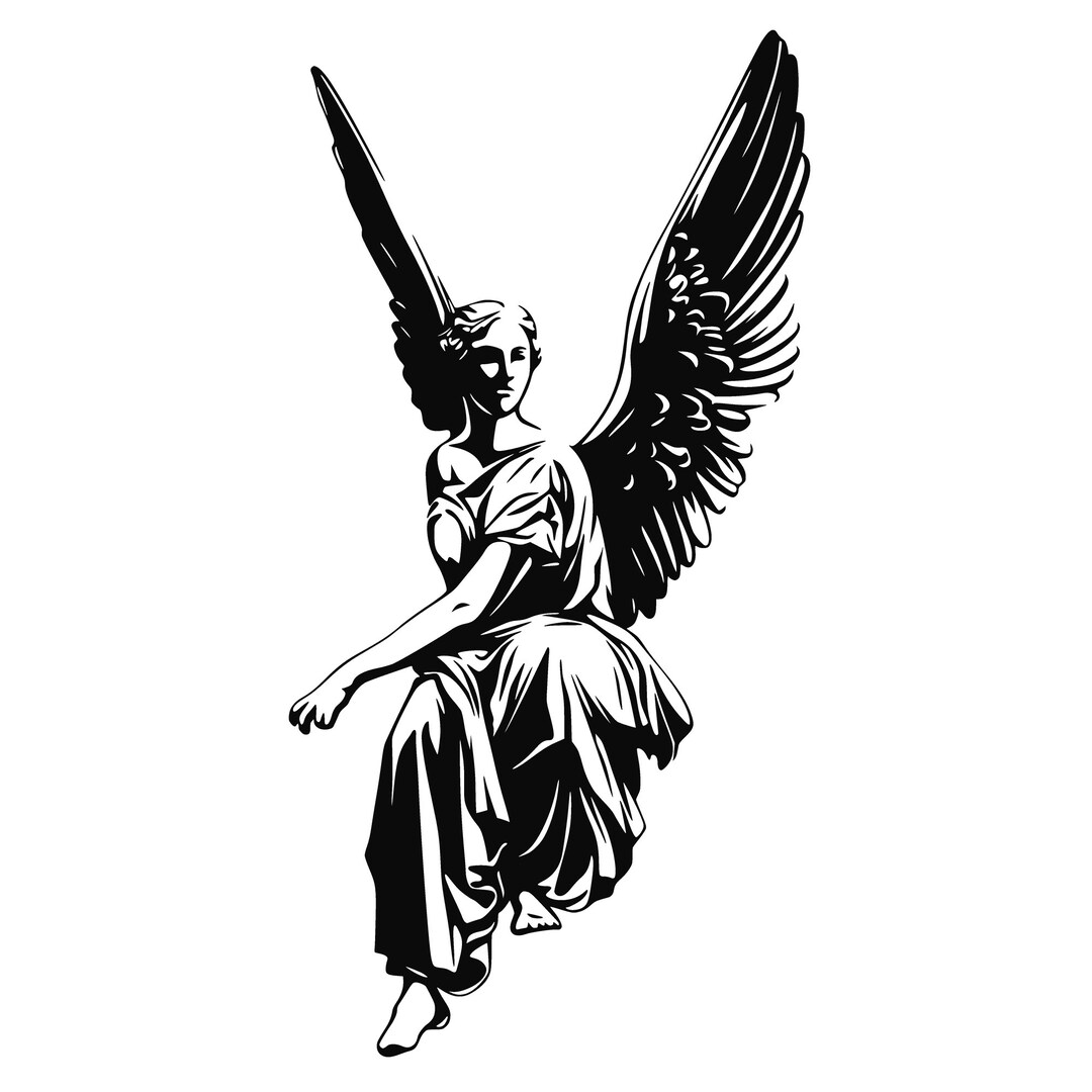 Angel, Wall Panel, Lasercut File, 3D Puzzle, Vector, Laser Cut, Vector ...