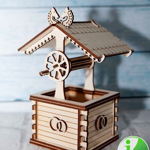Well, Lasercut File, 3D Puzzle, Vector, Laser Cut Vector, Glowforge ...