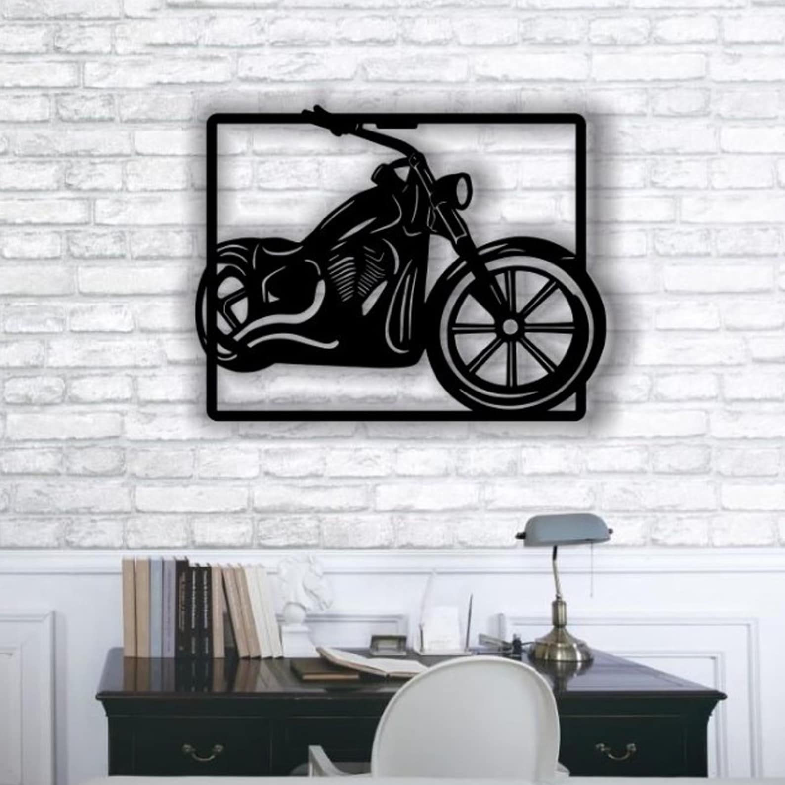 Motorcycle Wall Panel, Lasercut File, 3D Puzzle, Vector, Laser Cut ...