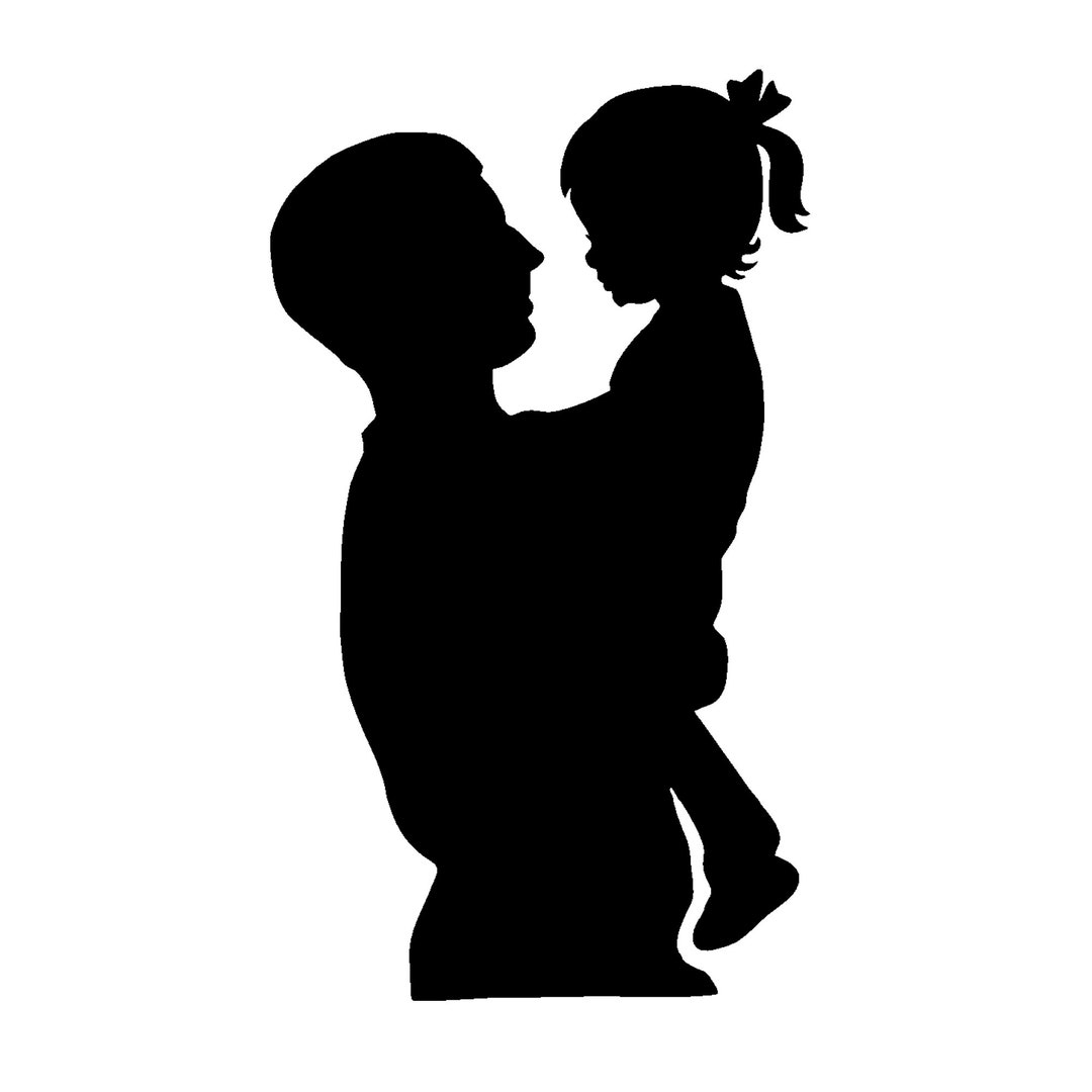 Father and Daughter Svg, Family Wall Panel, Lasercut File, Laser Cut ...