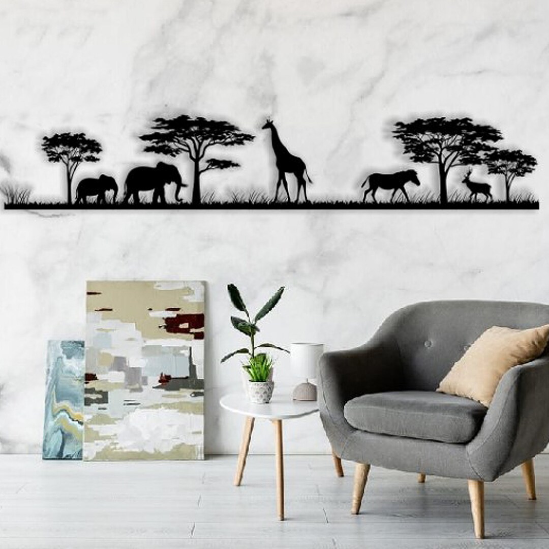 Savannah Svg, Wild Animals Svg, Giraffa Svg, Elephant Svg, Zebra Svg ...