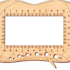 School Rulers, Set of 25 Rulers, Knitting Rulers, Protractors, Curly ...