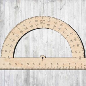 School Rulers, Set of 25 Rulers, Knitting Rulers, Protractors, Curly ...