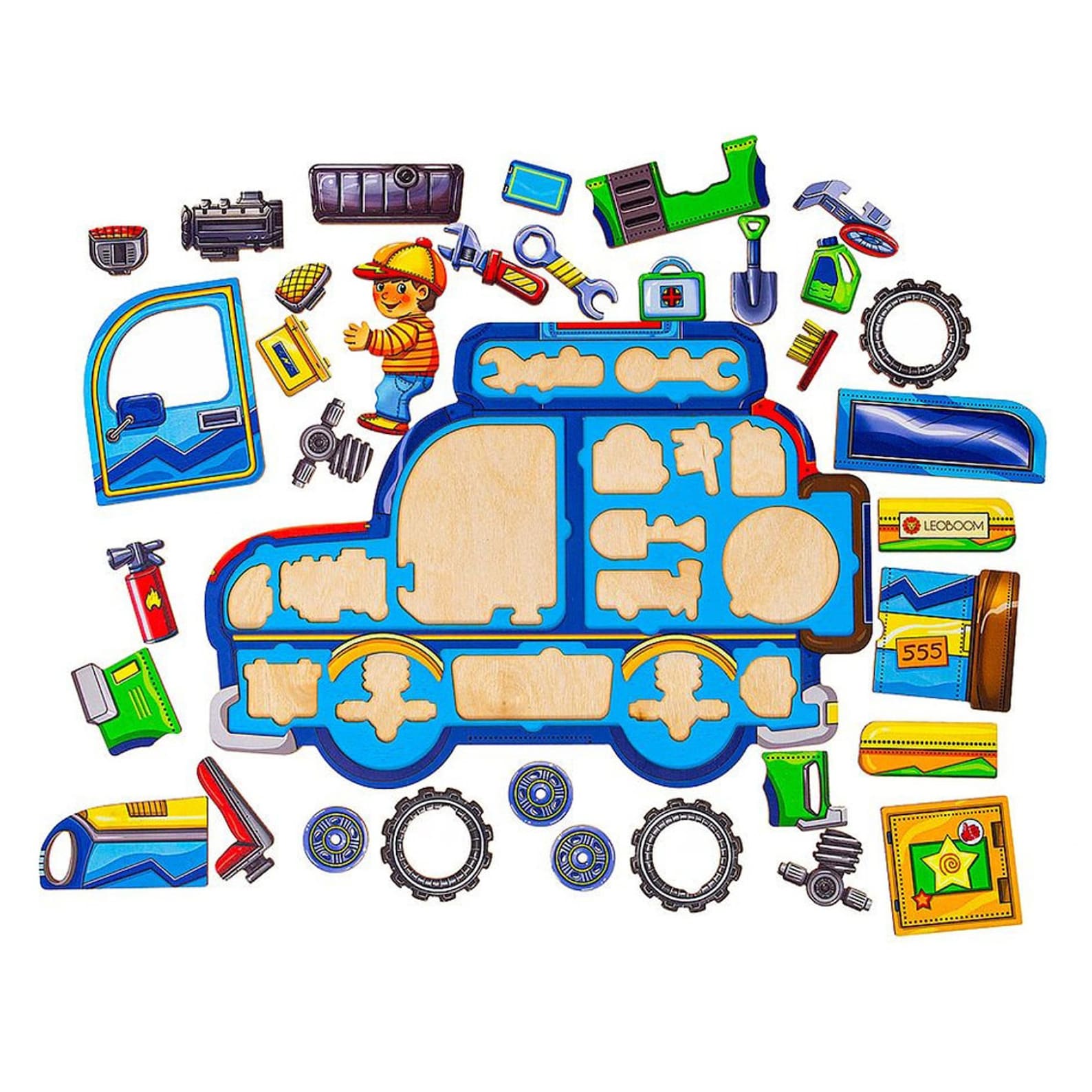 Puzzle, Auto, Jeep, Lasercut File, 3D Puzzle, Vector, Laser Cut Vector ...