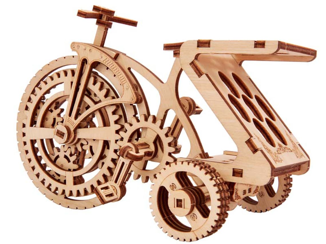 Bicycle Lasercut File 3D Puzzle Vector Laser Cut Vector - Etsy