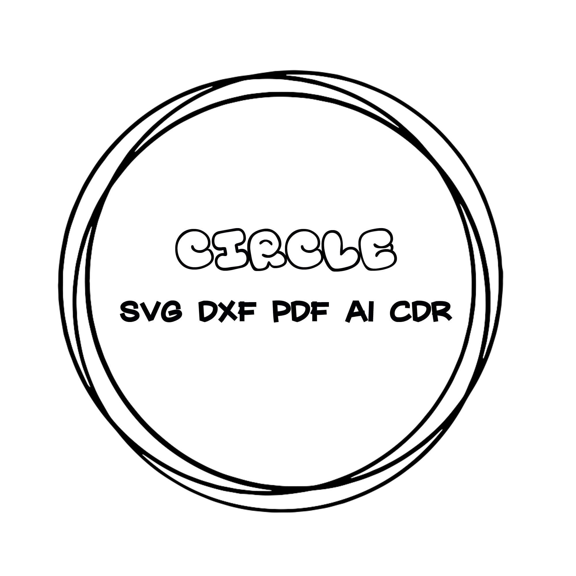 Circle Frame Svg, Sketch Circle Svg, Circle Svg, Doodle Circle Cricut ...
