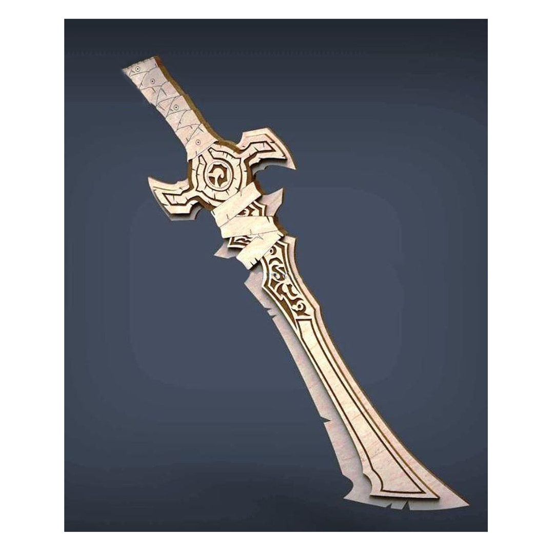 Sword Lasercut File 3D Puzzle Vector Laser Cut Vector - Etsy
