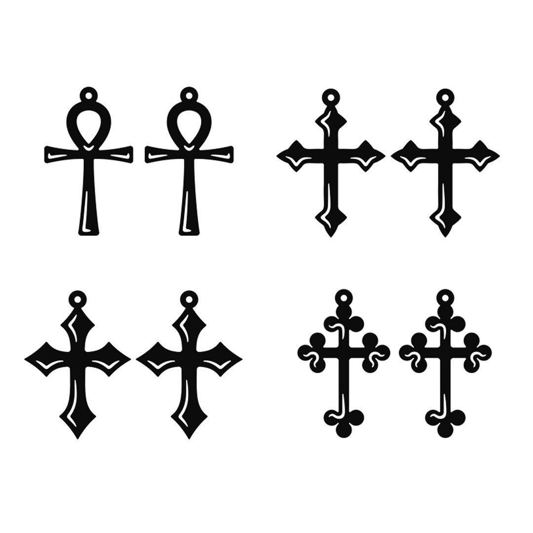 Crosses Svg, Lasercut File, Cross Svg, Religion Svg, Vector, Laser Cut ...
