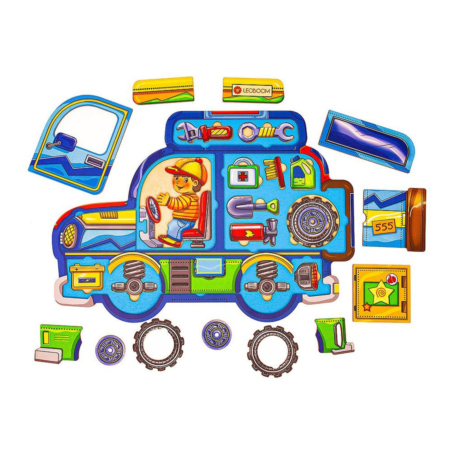 Puzzle, Auto, Jeep, Lasercut File, 3D Puzzle, Vector, Laser Cut Vector ...
