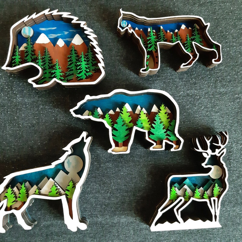 Multi Layer Svg - Etsy