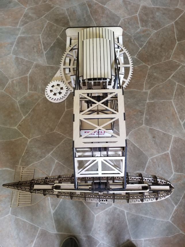 Airship Laser Cut SVG, Wooden Airship, 3D Room Decor Wooden Airship ...