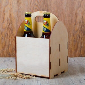 4 Pack Beer Holder SVG, Beer Crate SVG, Bottle Box Svg, Bottle Holder ...