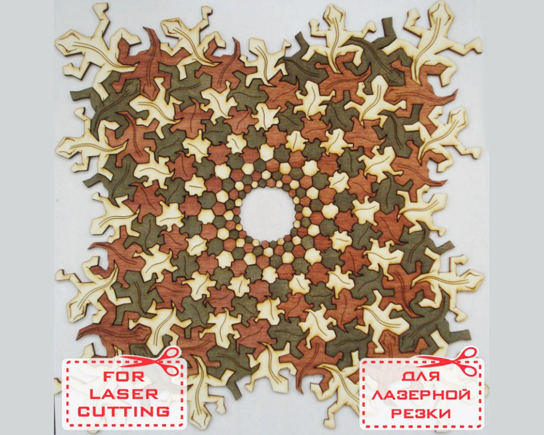 Lizard Puzzle Svg, Lizards PUZZLE Mosaic File Svg Templates Cnc and ...