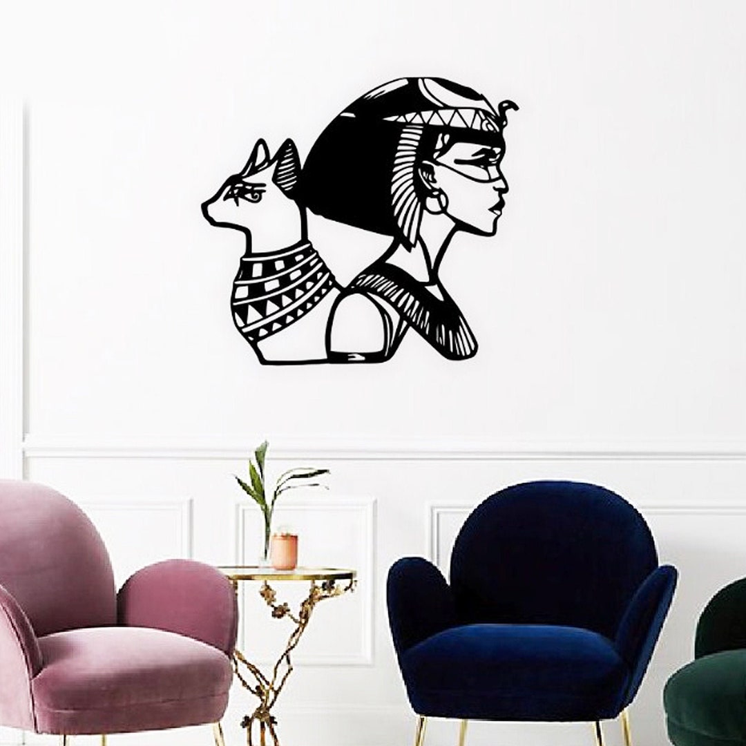 Egypt Svg, Queen, Wall Panel, Lasercut File, Pharaon Svg, Vector, Laser ...