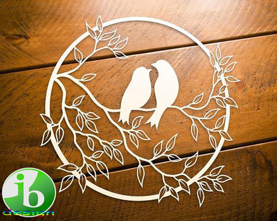 Birds Panel Lasercut File 3D Puzzle Vector Laser Cut - Etsy