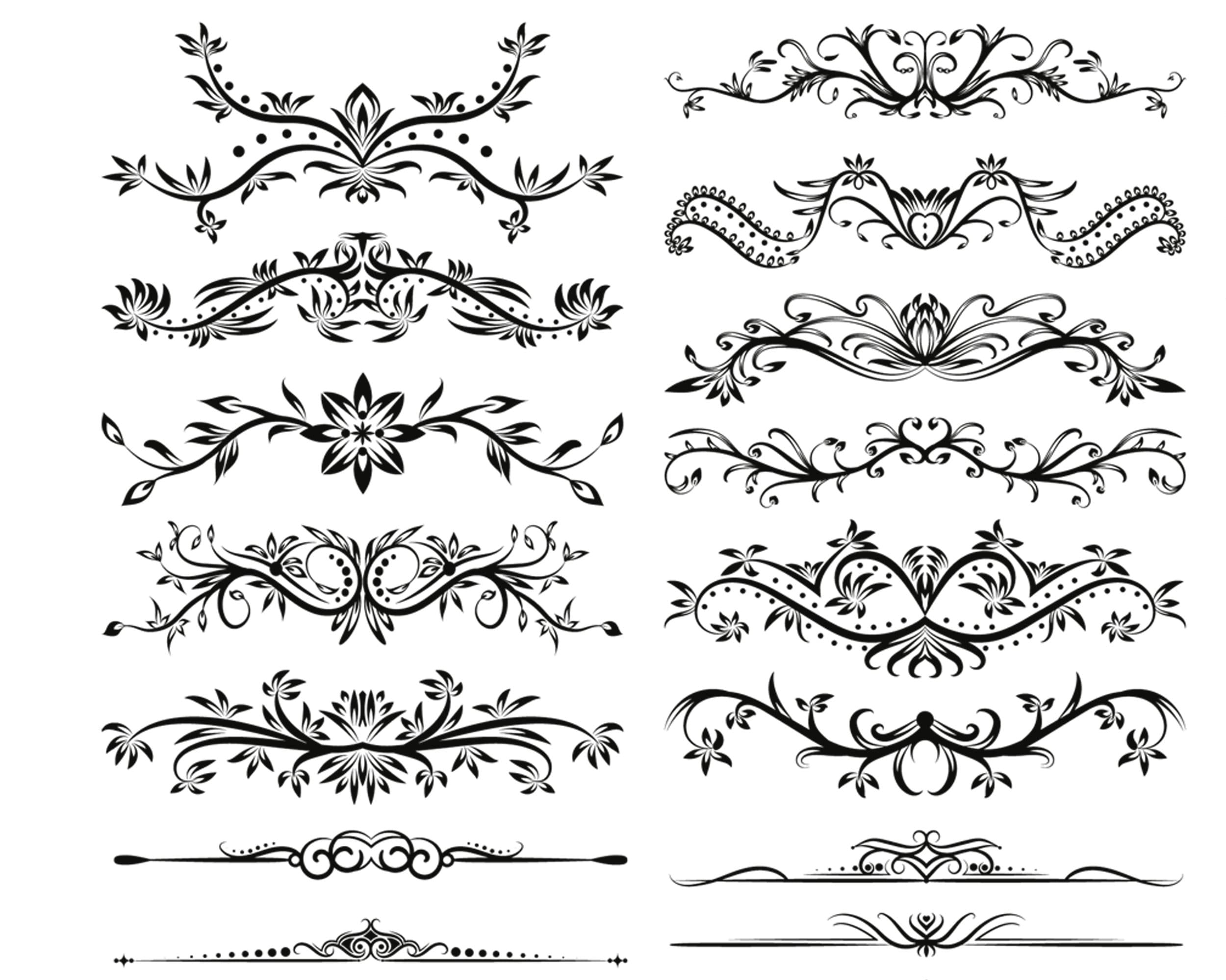 Set of Patterns for Decor, 85 Pcs, Ornaments, Lasercut File, 3D Puzzle ...