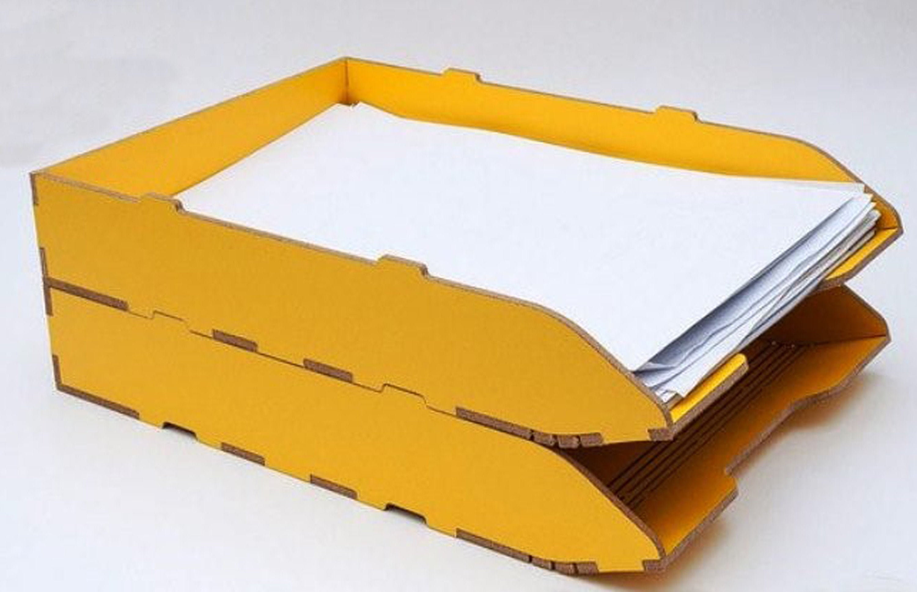 Desktop Shelves for Paper, Lasercut File, Shelves Laser Cut, Vector ...