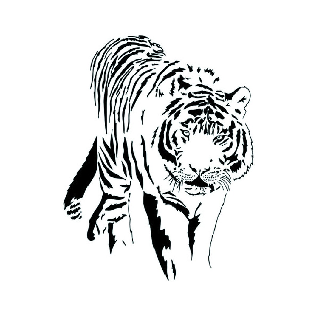 Tiger Wall Panel Lasercut File 3D Puzzle Vector Laser - Etsy
