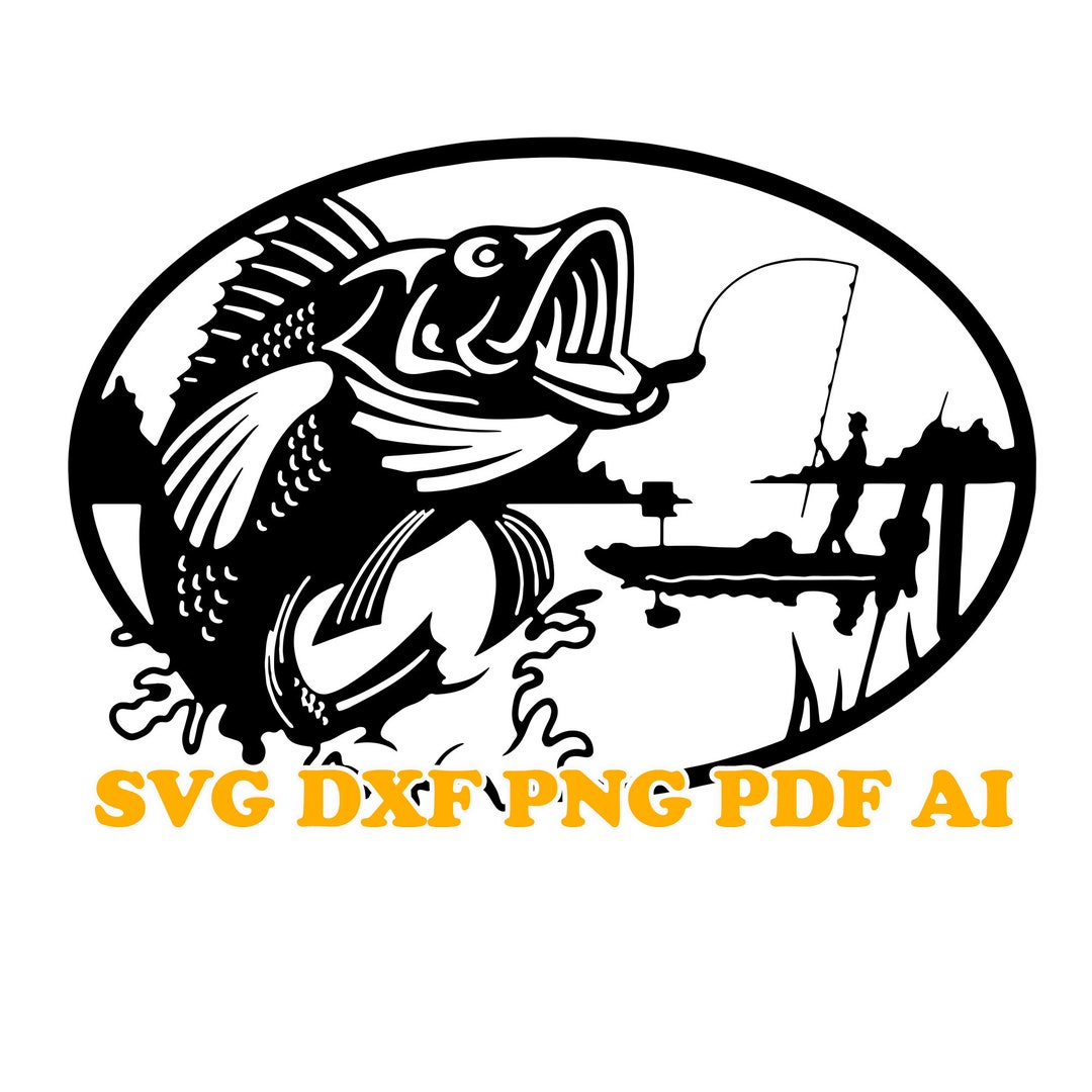 Fishing SVG, Fisherman Catching Fish SVG, EPS, Png, Pdf, Cut File ...