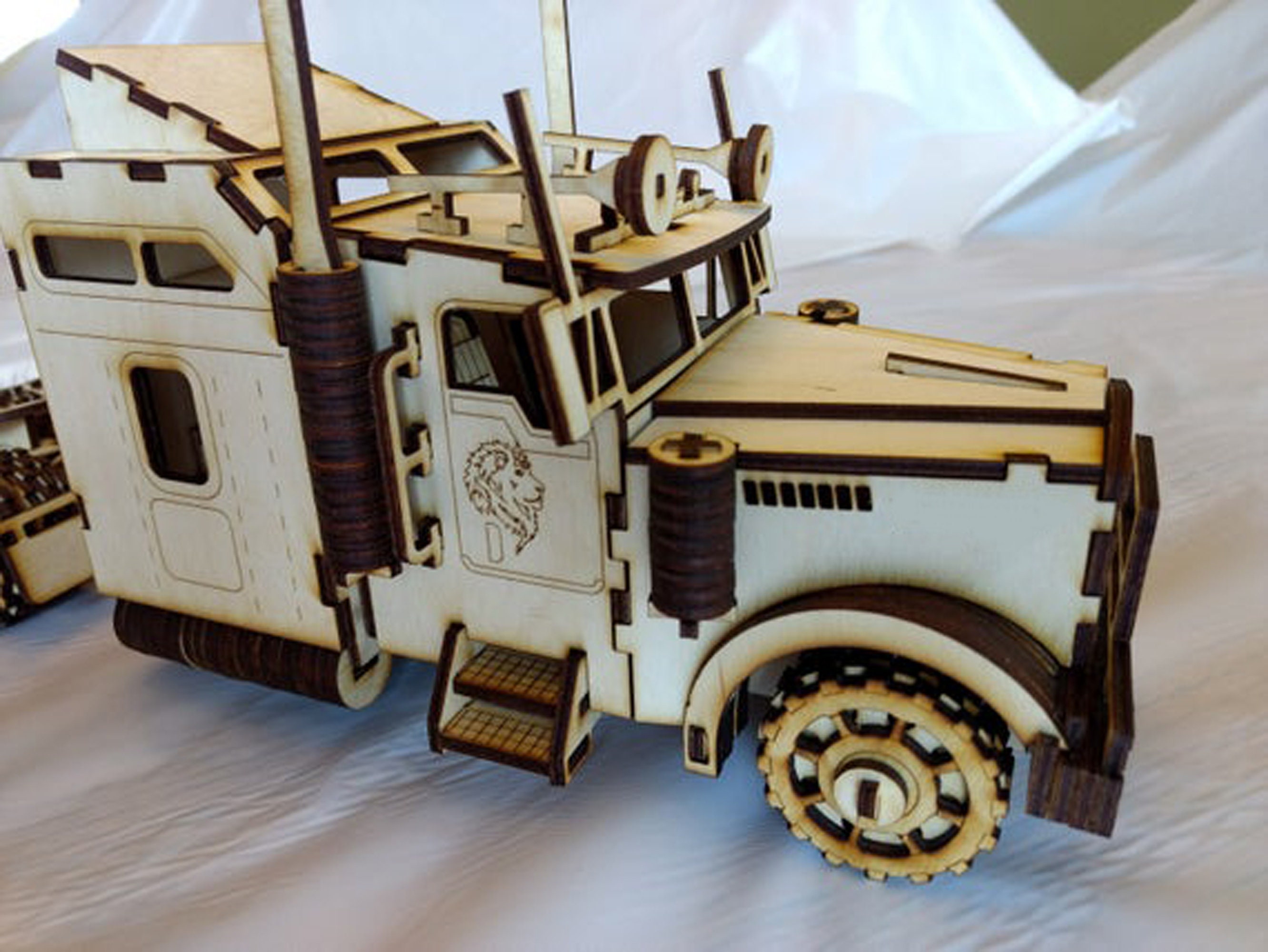 Truck Laser Cut Vector Lasercut Files 3d Puzzle Vector - Etsy UK