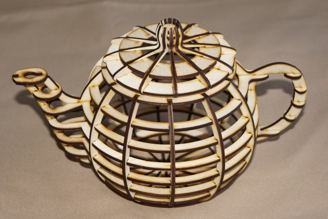 Tea Bags With Lid, Laser Cut File, 3D Puzzle, Vector, Laser Cut Vector ...