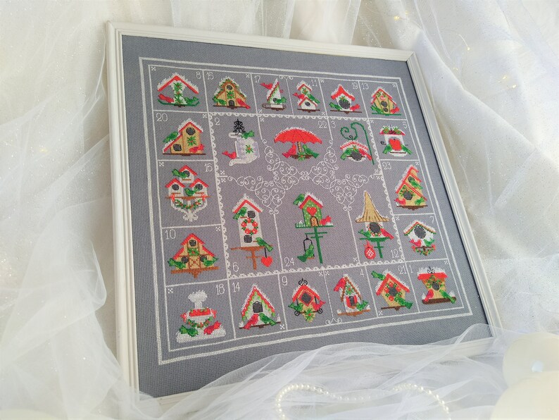 Advent Calendar / Original Cross Stitch Desing / PDF Pattern - Etsy