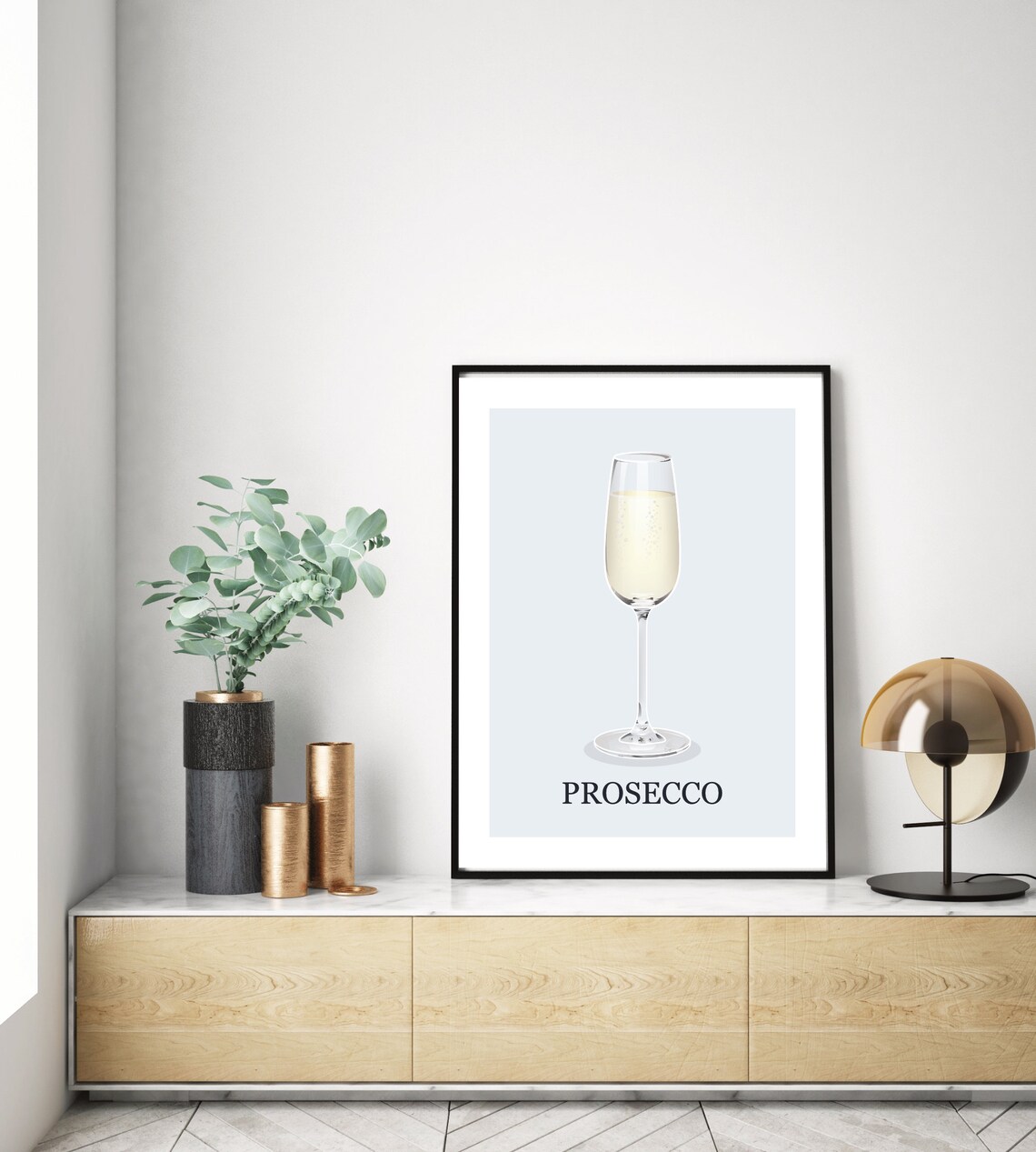 Prosecco Digital Print Alcohol Artwork Digital Download - Etsy