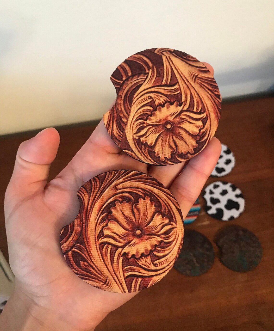 Western Car Coasters - Etsy