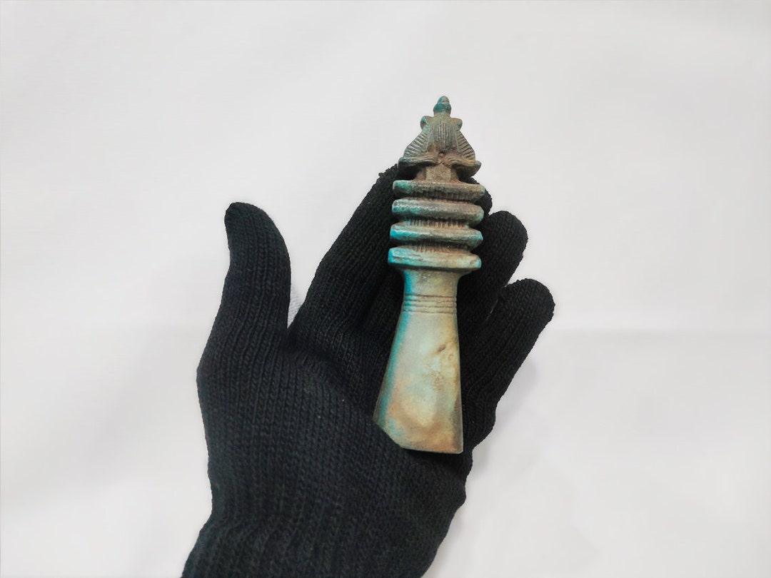 Egyptian Amulet of the Djed of God Osiris. Djed . Djed Pillar ...