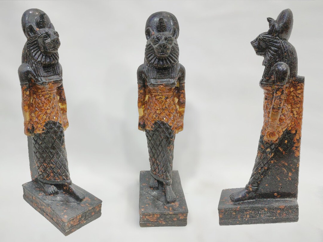 Sekhmet. Sekhmet Statue. Solid Stone Mix. Craftsmanship Made in Egypt ...