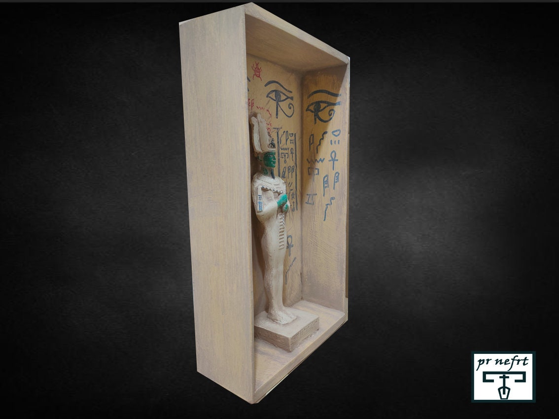 The God Osiris. Altar of Osiris. the Machine of Resurrection and ...