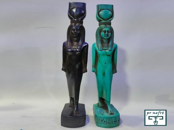 is active Unique statue of the goddess Hathor Made in Egypt available ...