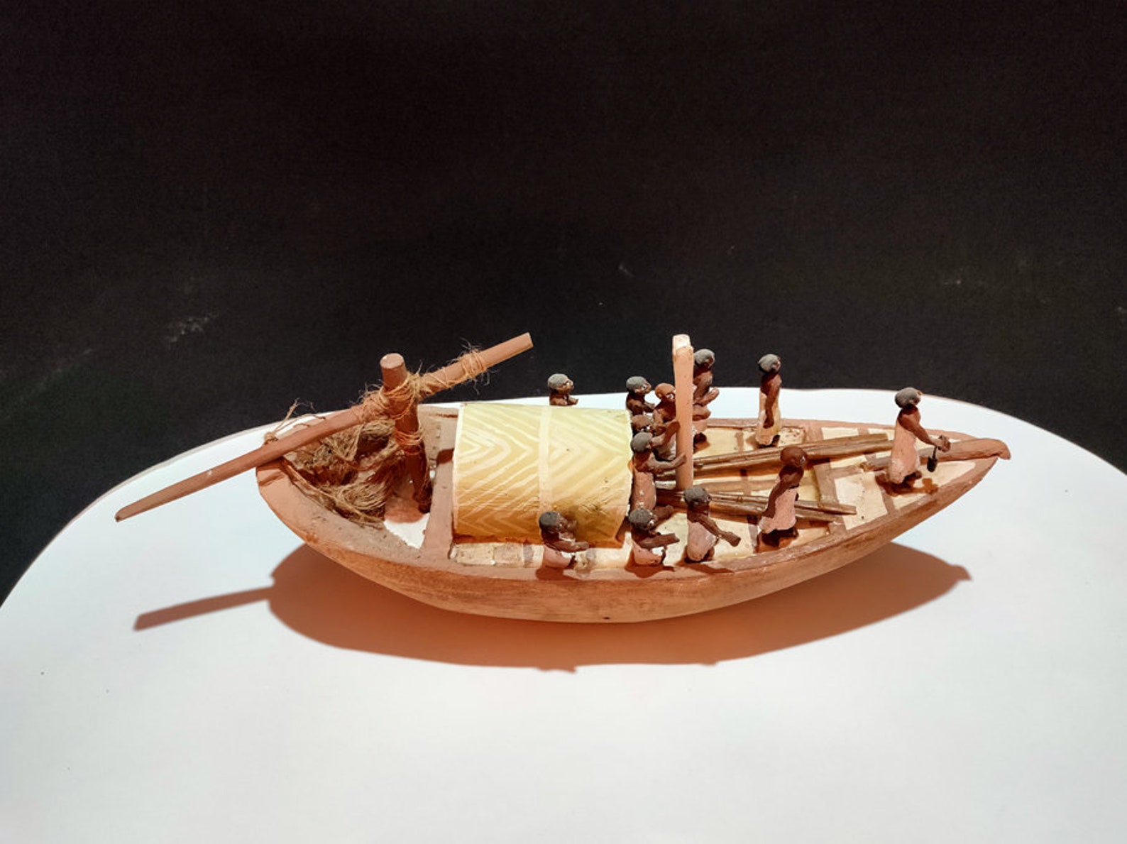 Ancient Egyptian Wooden Boat Model (reproduction) (made in Egypt) - Etsy
