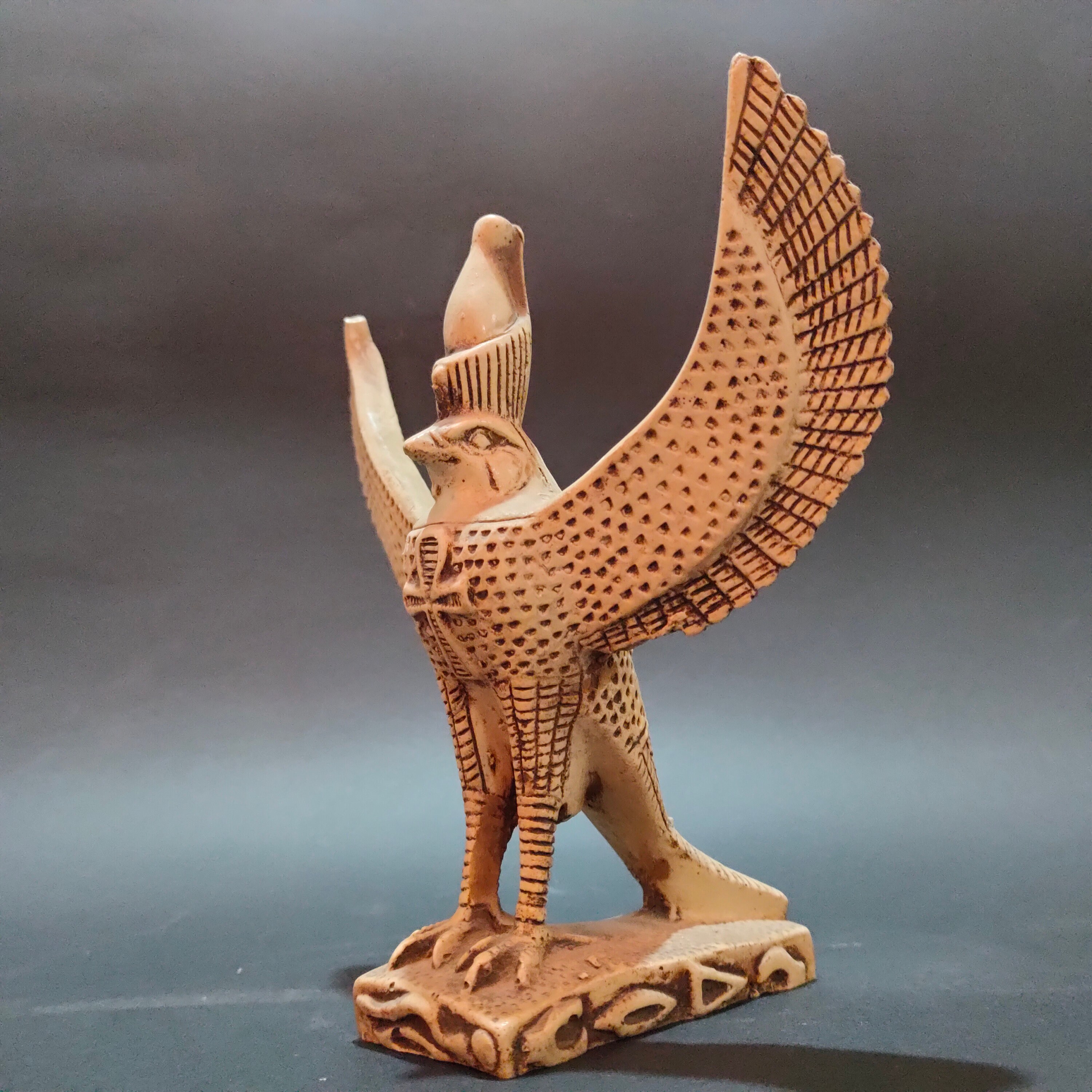 Statue of Ancient Egyptian God Horus Stone Made in Egypt - Etsy UK