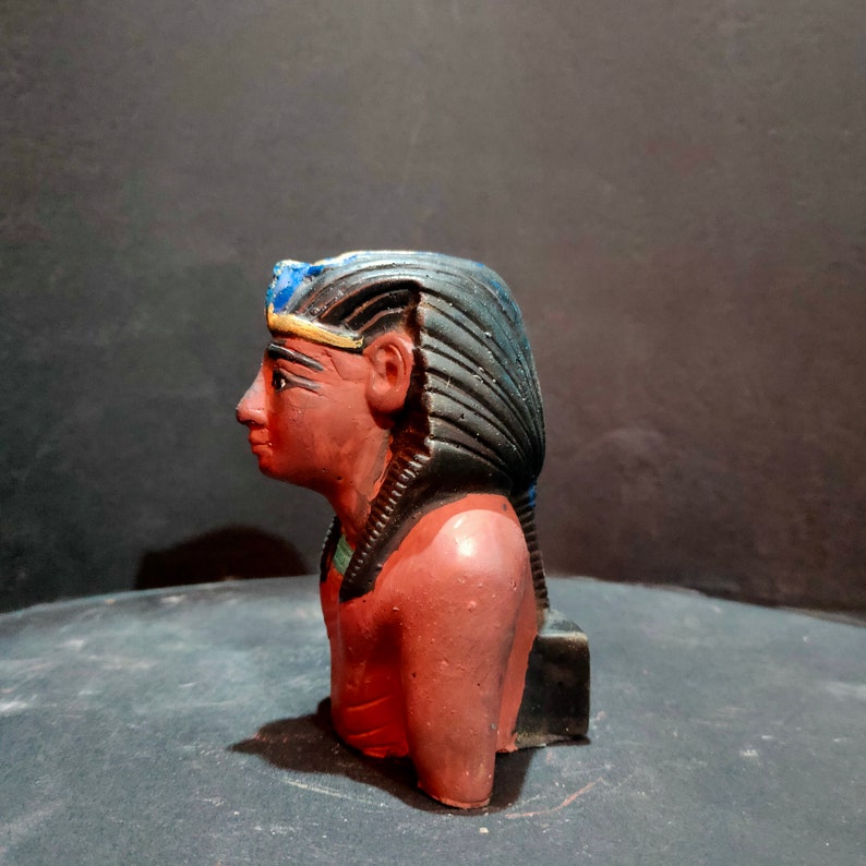 A Bust of the Ancient Egyptian Pharaoh Handcrafted in Egypt - Etsy