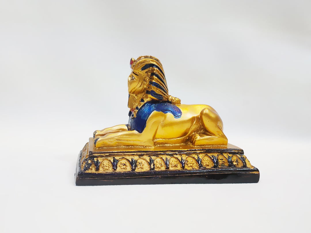 Egyptian Statue of the Sphinx. Golden Sphinx Statue. Made in Egypt - Etsy