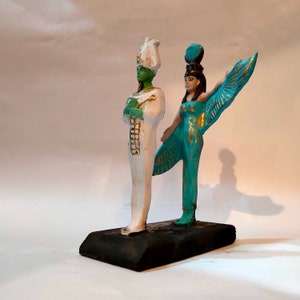 Isis Protects the Osiris A Rare and Unique Handcrafted 7 X 4 X - Etsy