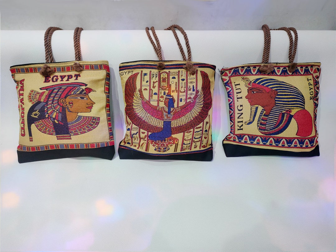 Egyptian Shoulder Bag, Shoulder Bag Made of Fabric and Wool. Pharaonic ...