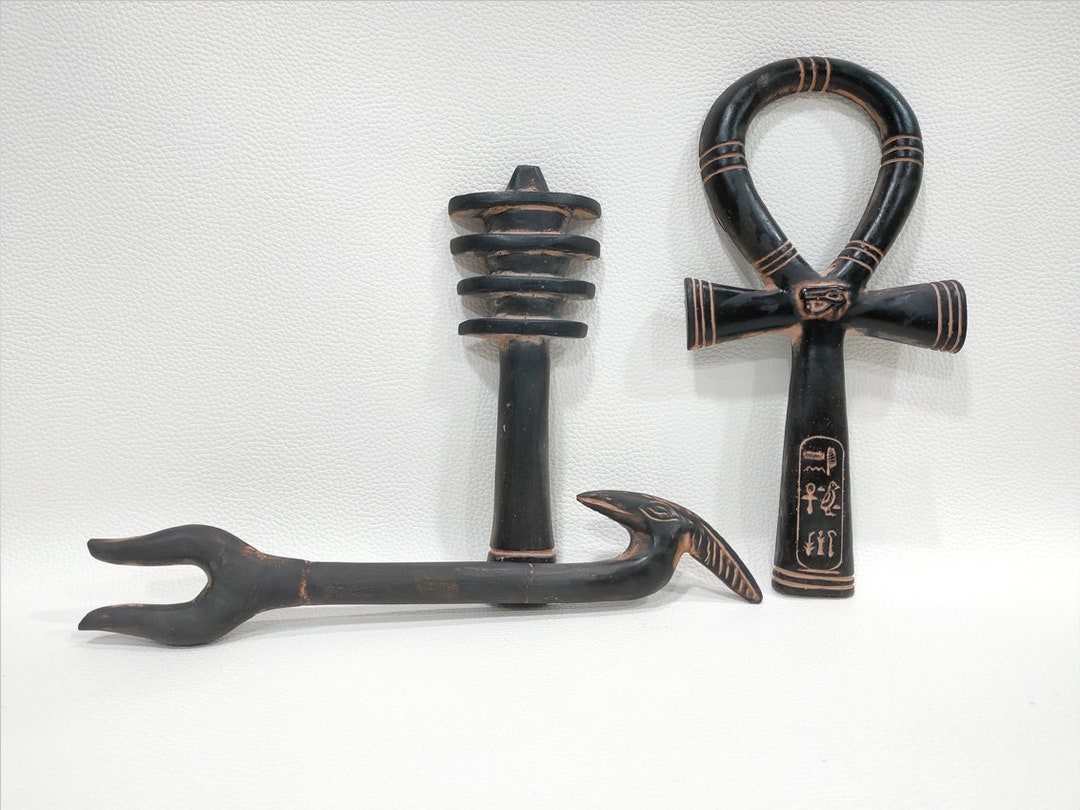 Ankh. A Djed Column. Wass Stick. A Unique Collection, Brilliantly ...