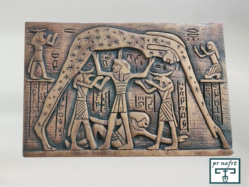 Egyptian Goddess Nut. Goddess of the Sky and Stars. Wall - Etsy