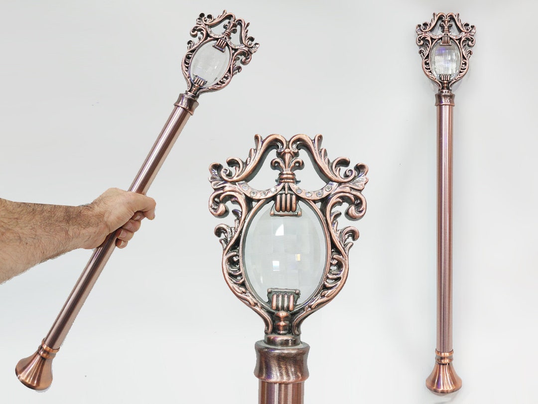 Egyptian Pharaoh Scepter: Metal Mace, Ornate Design (25 Inches) - Etsy