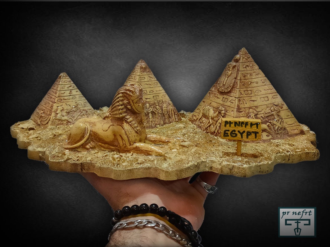 A special piece of the pyramids and the Sphinx in Giza | Etsy