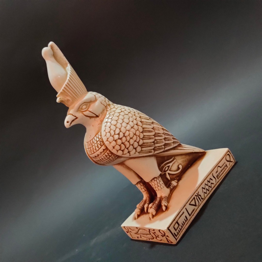 Statue of Ancient Egyptian God Horus Stone Made in Egypt - Etsy
