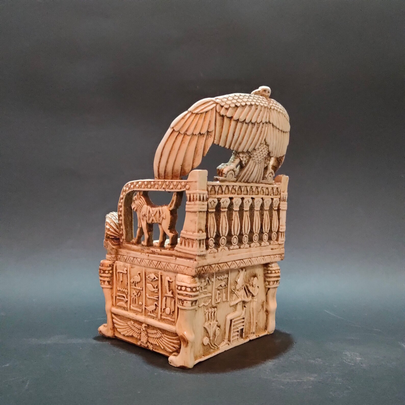 Unique Model Pharaonic Throne Chair Handcrafted in Egypt - Etsy