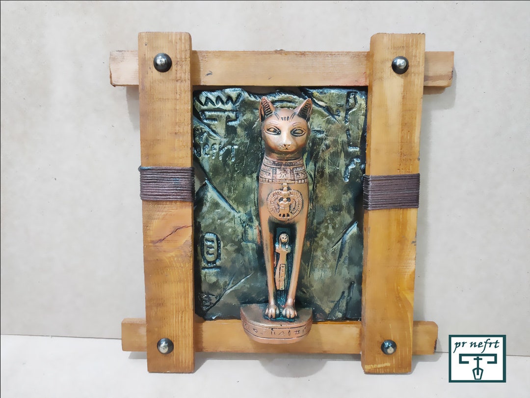 Rare and Distinguished. A Mural of the Goddess Bastet. Bastet Altar ...