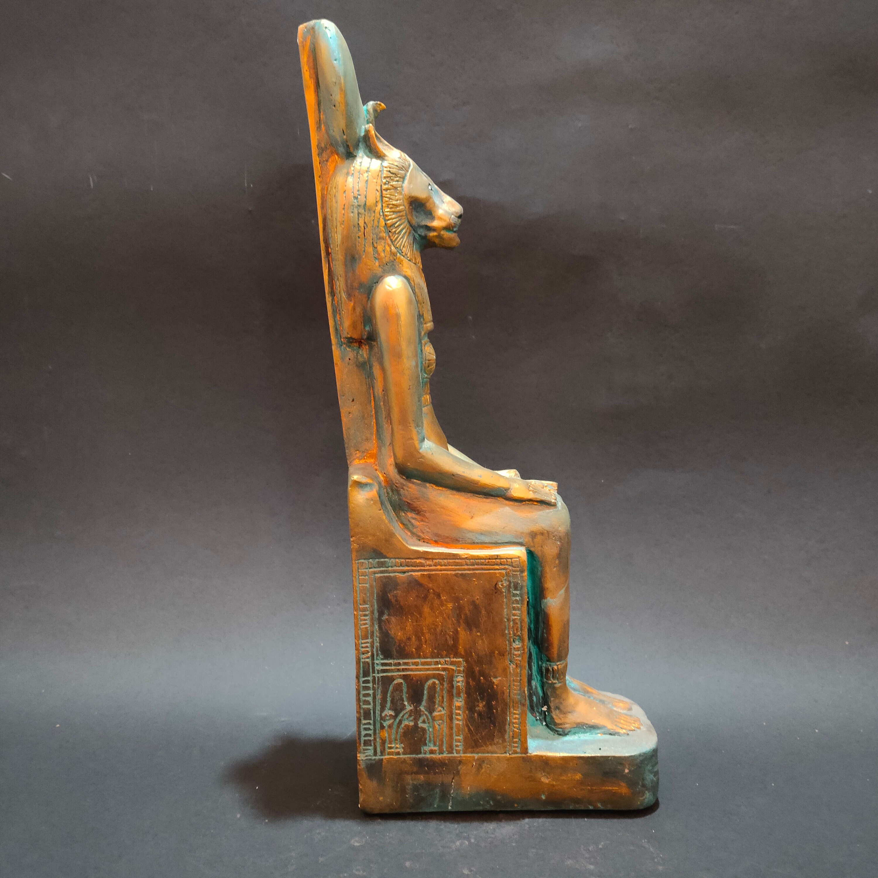 Unique Statue Sitting of the Gods Sekhmet Distinctive and Rare | Etsy