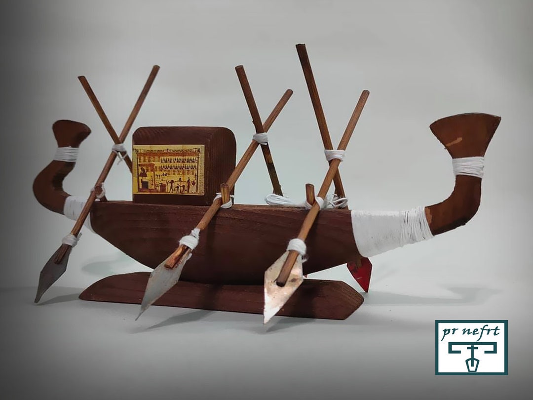 Sun Boat Khufu Boat is a Rare Piece Skillfully Handcrafted in Egypt - Etsy