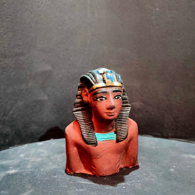 A Bust of the Ancient Egyptian Pharaoh Handcrafted in Egypt - Etsy