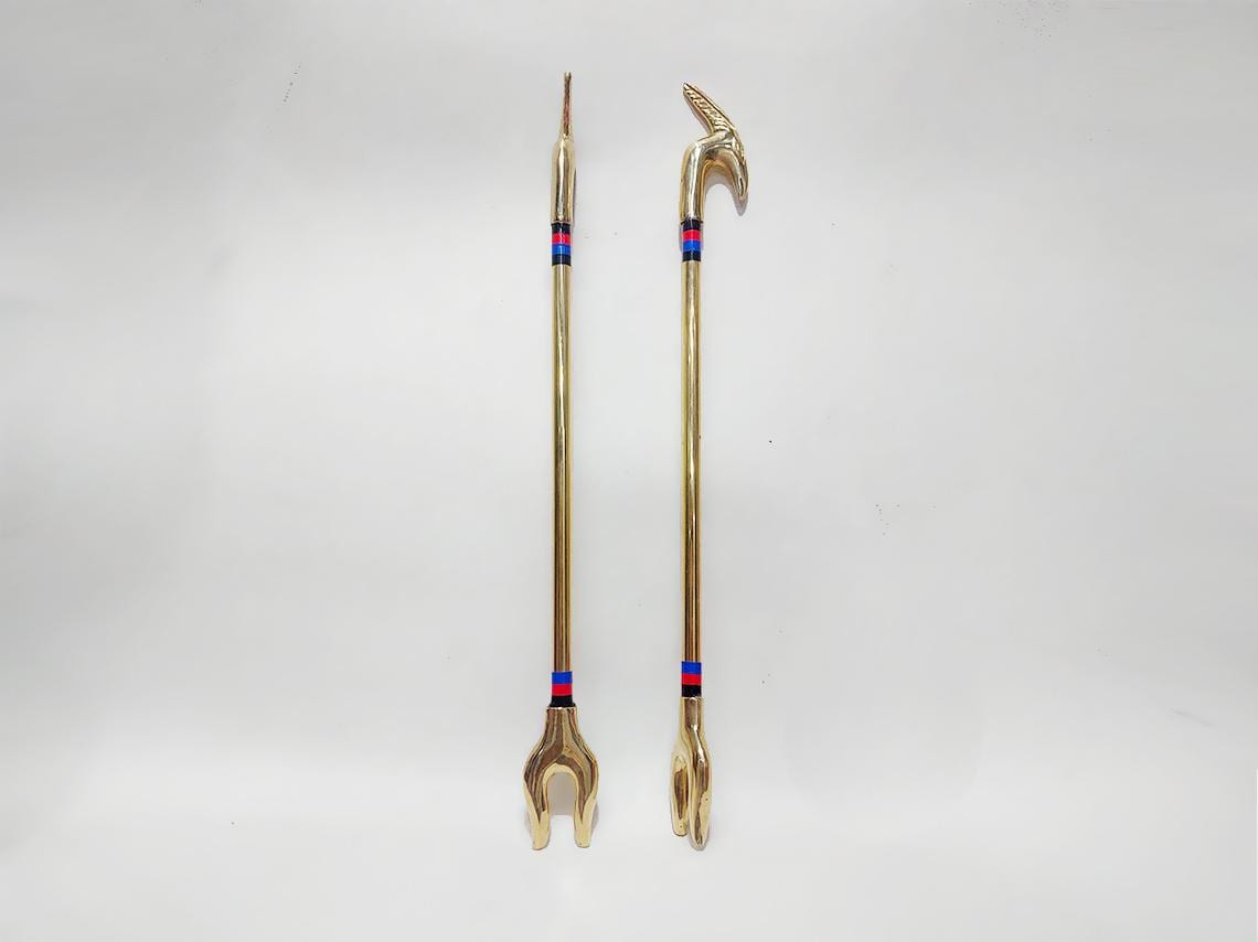 Handcrafted Copper Was Scepter - Ancient Egyptian Staff - Etsy