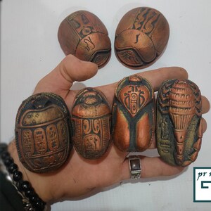 Scarab - Ladybug Amulet - Scorpion Amulet - Egyptian Scarab - Pharaonic ...